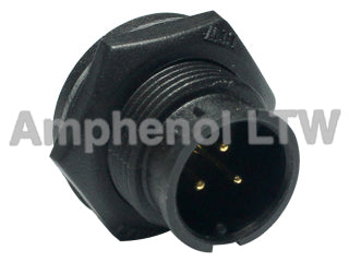 Amphenol LTW connector IP67 3 way male panel pcb lock 5A — Selectronix ...