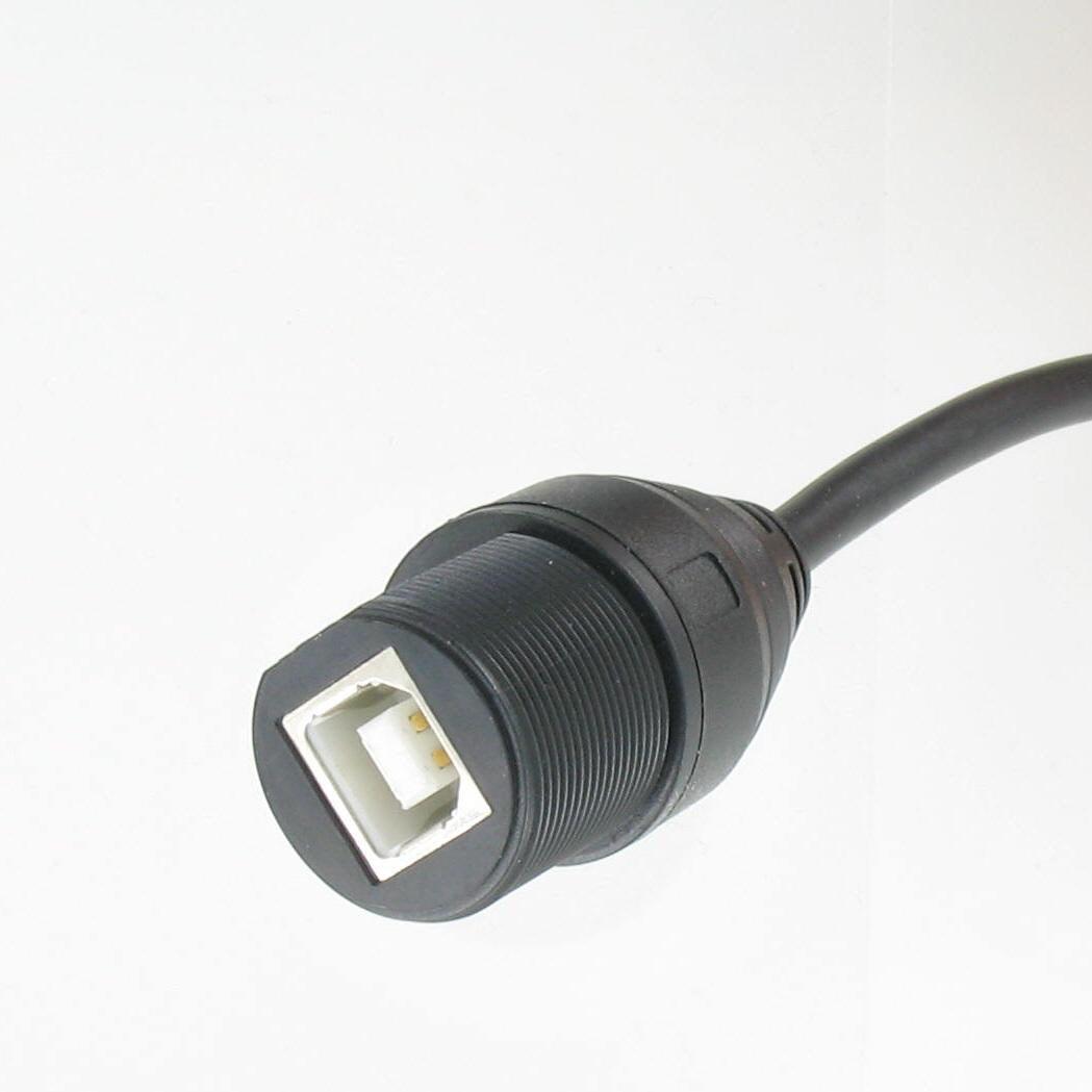 Amphenol LTW Molded USB B Socket on 1M cable IP67 to free — Selectronix ...